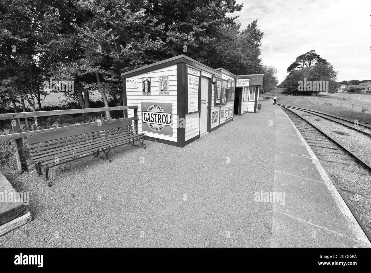 Wootton station on the Isle of Wight Stock Photo - Alamy
