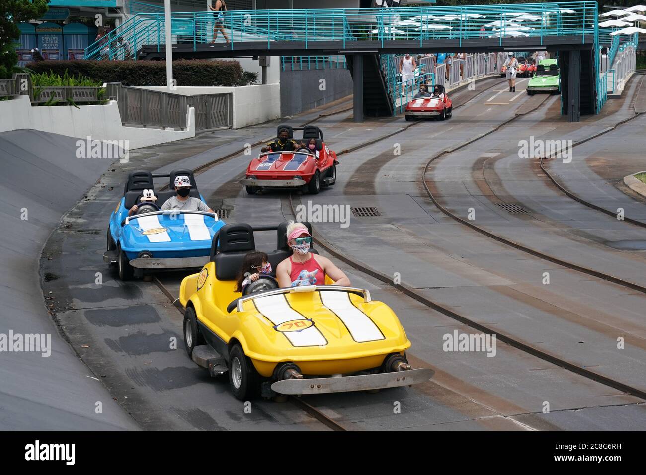 Tomorrowland disney speedway hi-res stock photography and images - Alamy