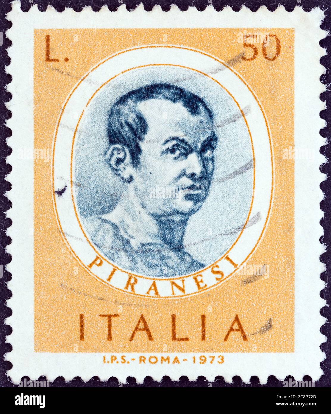 Rome stamp italian hi-res stock photography and images - Alamy