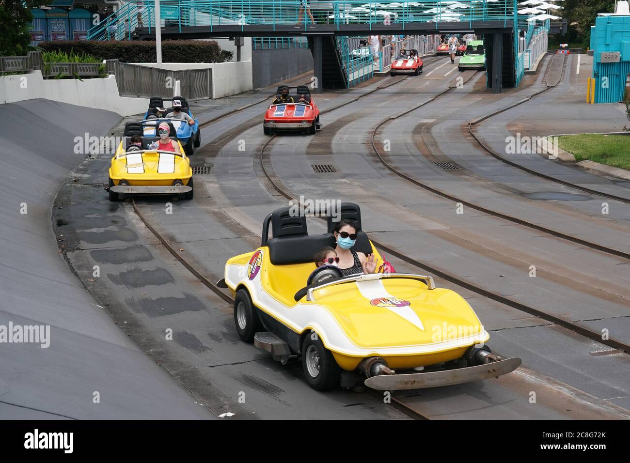 Tomorrowland disney speedway hi-res stock photography and images - Alamy