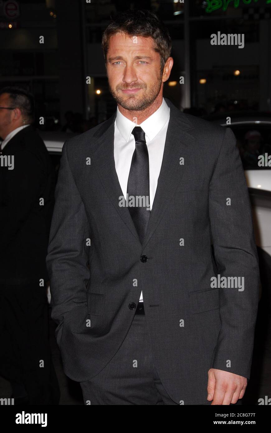 Gerard Butler at the World Premiere of "P.S. I Love You" held at the ...
