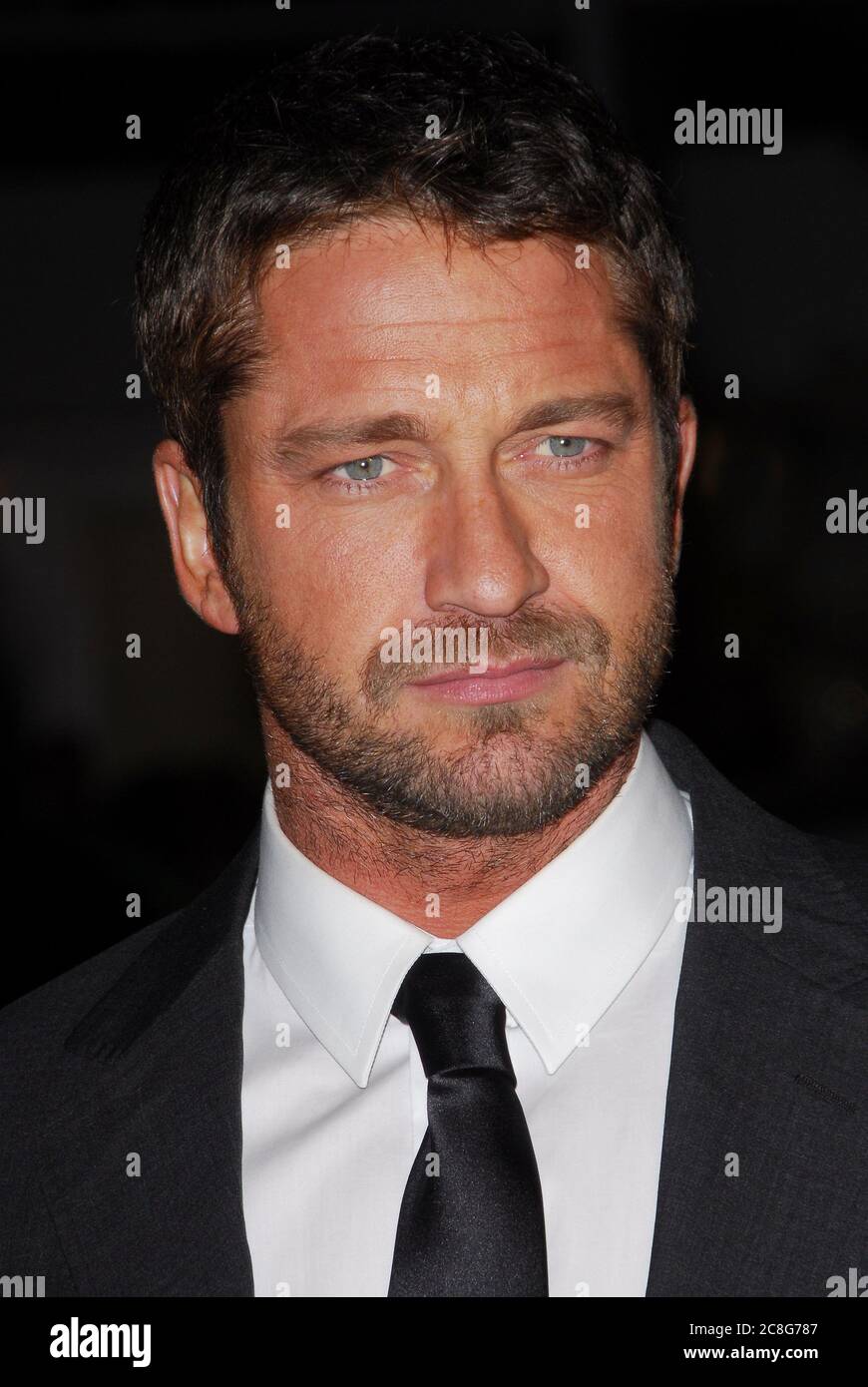 Gerard Butler at the World Premiere of "P.S. I Love You" held at the ...