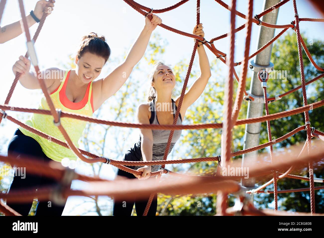 Climbing in park hi-res stock photography and images - Alamy