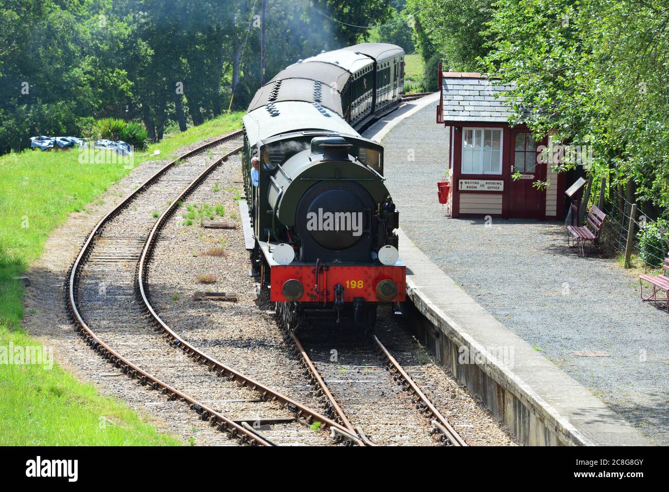 Wootton station on the Isle of Wight Stock Photo - Alamy