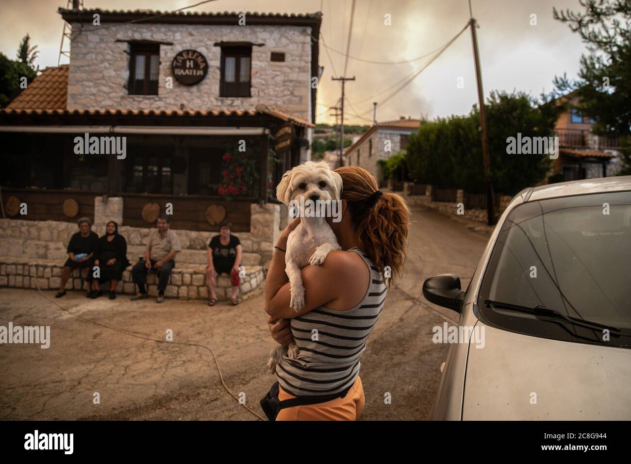 Greece july locals hi-res stock photography and images - Alamy