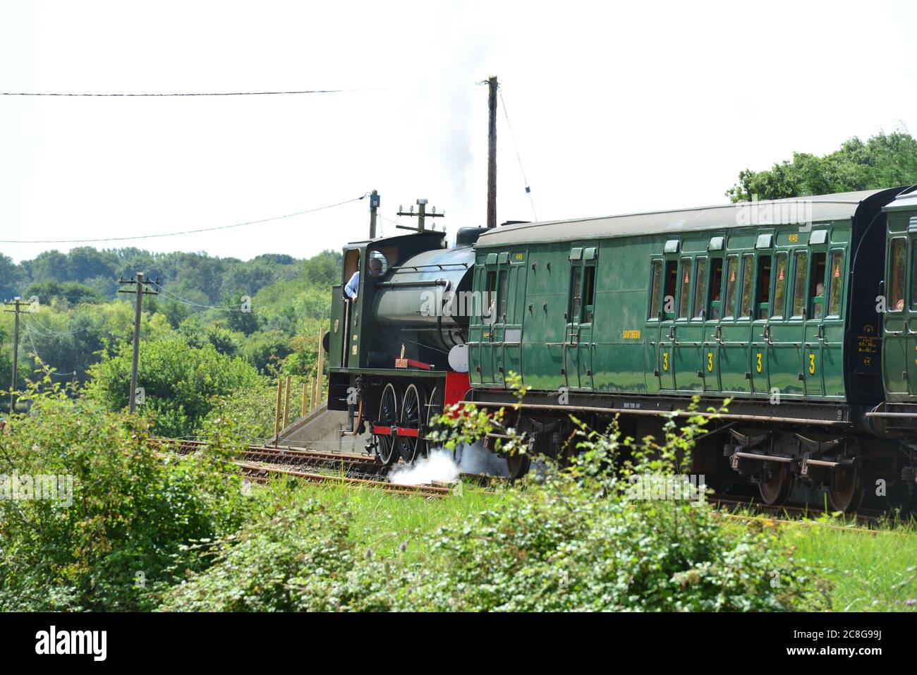 Wootton station on the Isle of Wight Stock Photo - Alamy