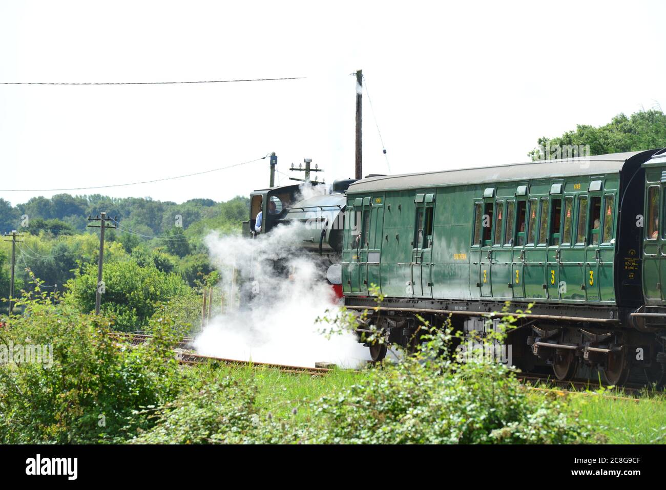 Wootton station on the Isle of Wight Stock Photo - Alamy
