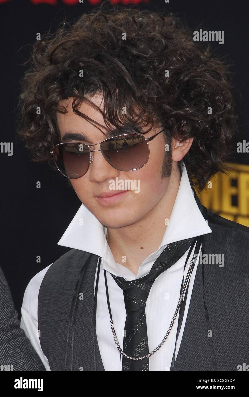 Kevin Jonas of The Jonas Brothers at the 2007 American Music Awards ...