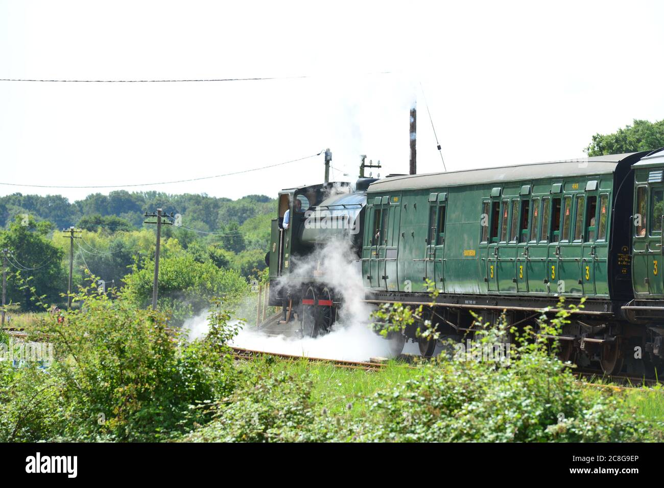Wootton station on the Isle of Wight Stock Photo - Alamy