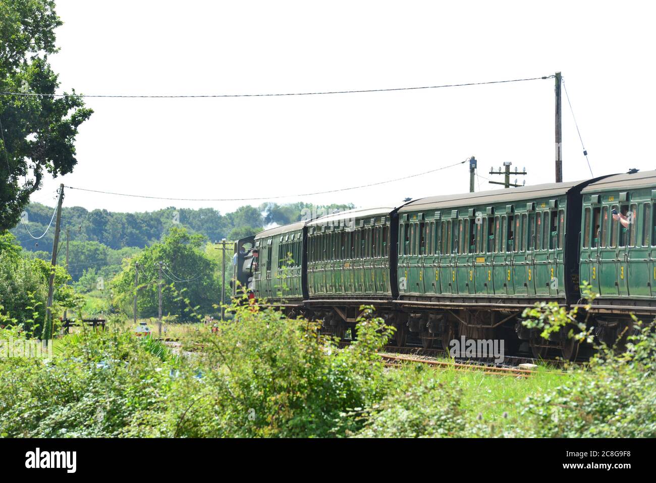 Wootton station on the Isle of Wight Stock Photo - Alamy