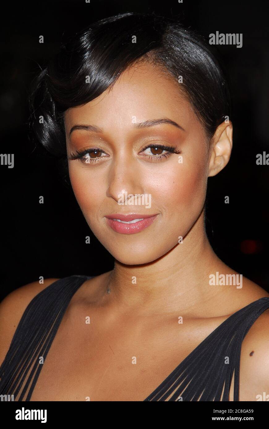 Tia Mowry at the World Premiere of "P.S. I Love You" held at the ...