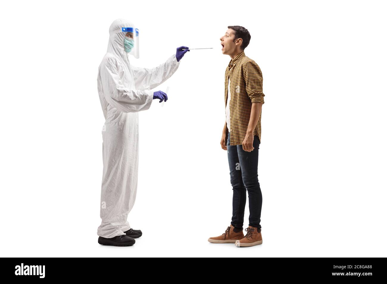 Protection shield in man Cut Out Stock Images & Pictures - Alamy