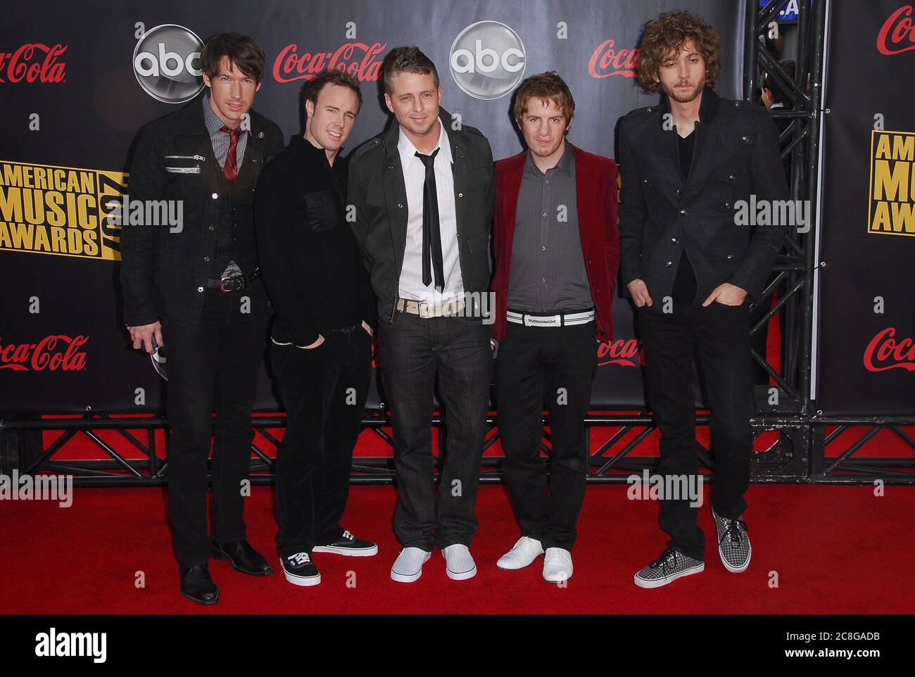 One Republic at the 2007 American Music Awards held at the Nokia ...