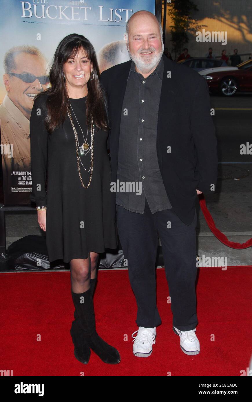 Rob Reiner and Michele at the Los Angeles Premiere of "The Bucket List ...