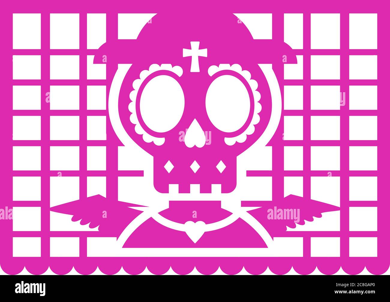 Day dead papel picado bunting hi-res stock photography and images - Alamy