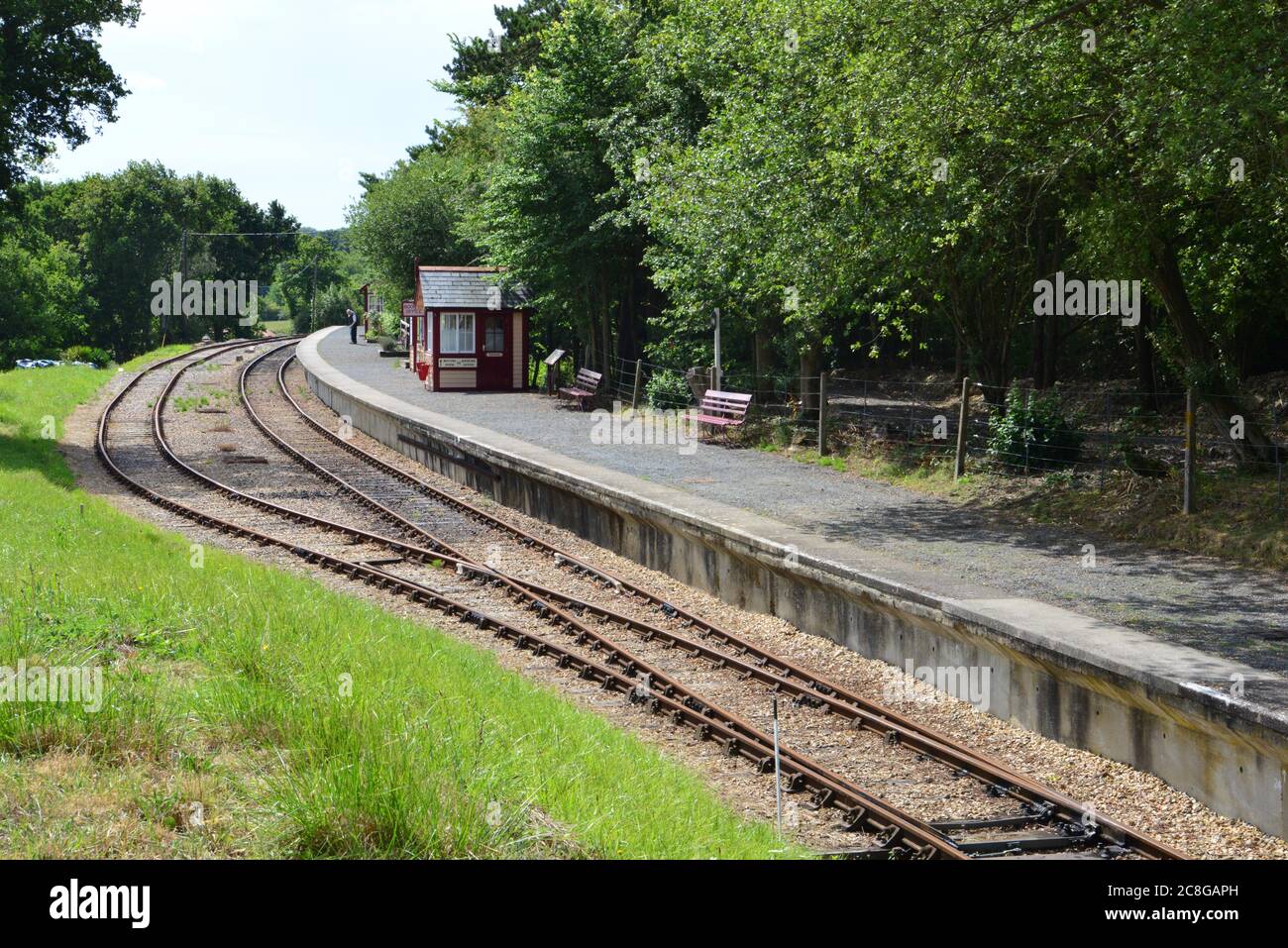 Wootton station on the Isle of Wight Stock Photo - Alamy