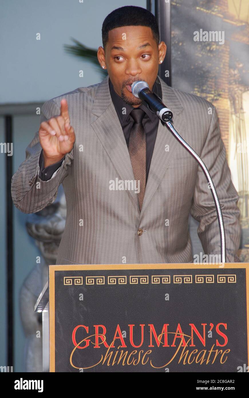 Will Smith is Honored at the Hand and Footprint Ceremony held at the ...