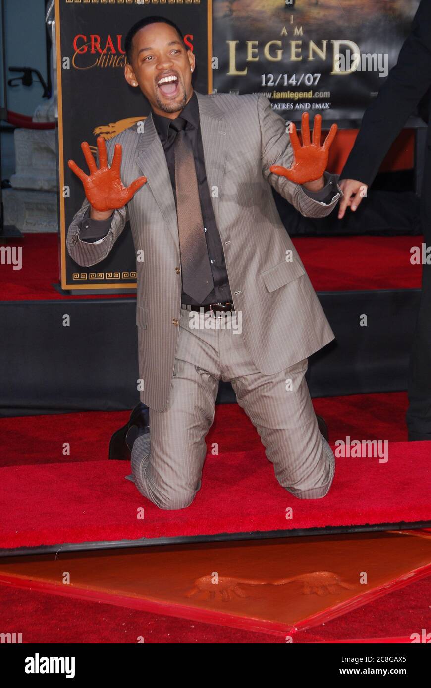 Will Smith is Honored at the Hand and Footprint Ceremony held at the ...