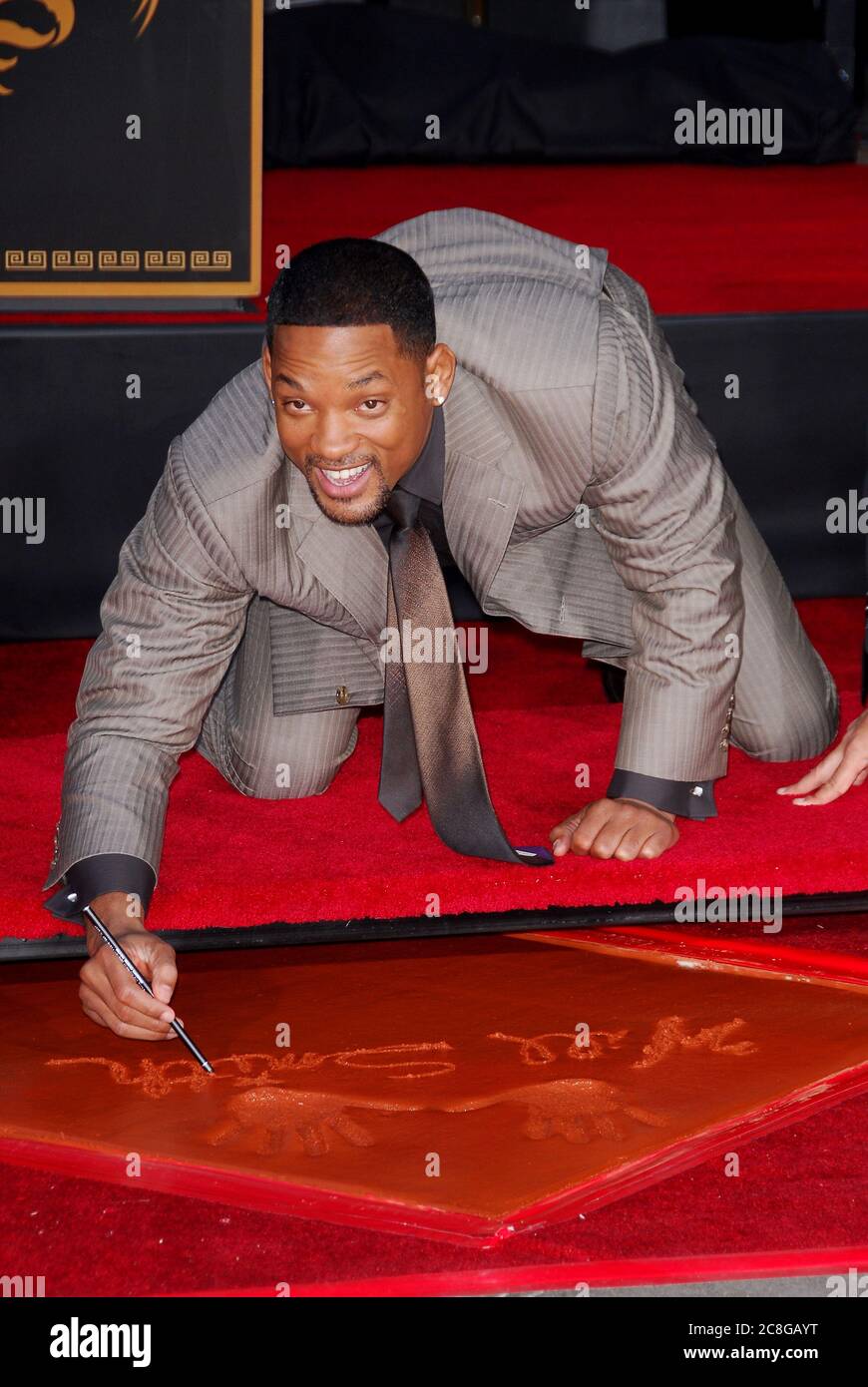 Will Smith is Honored at the Hand and Footprint Ceremony held at the ...