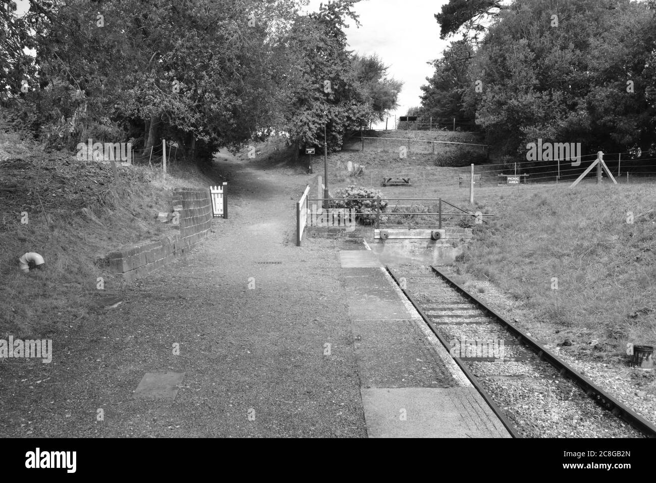 Wootton station on the Isle of Wight Stock Photo - Alamy