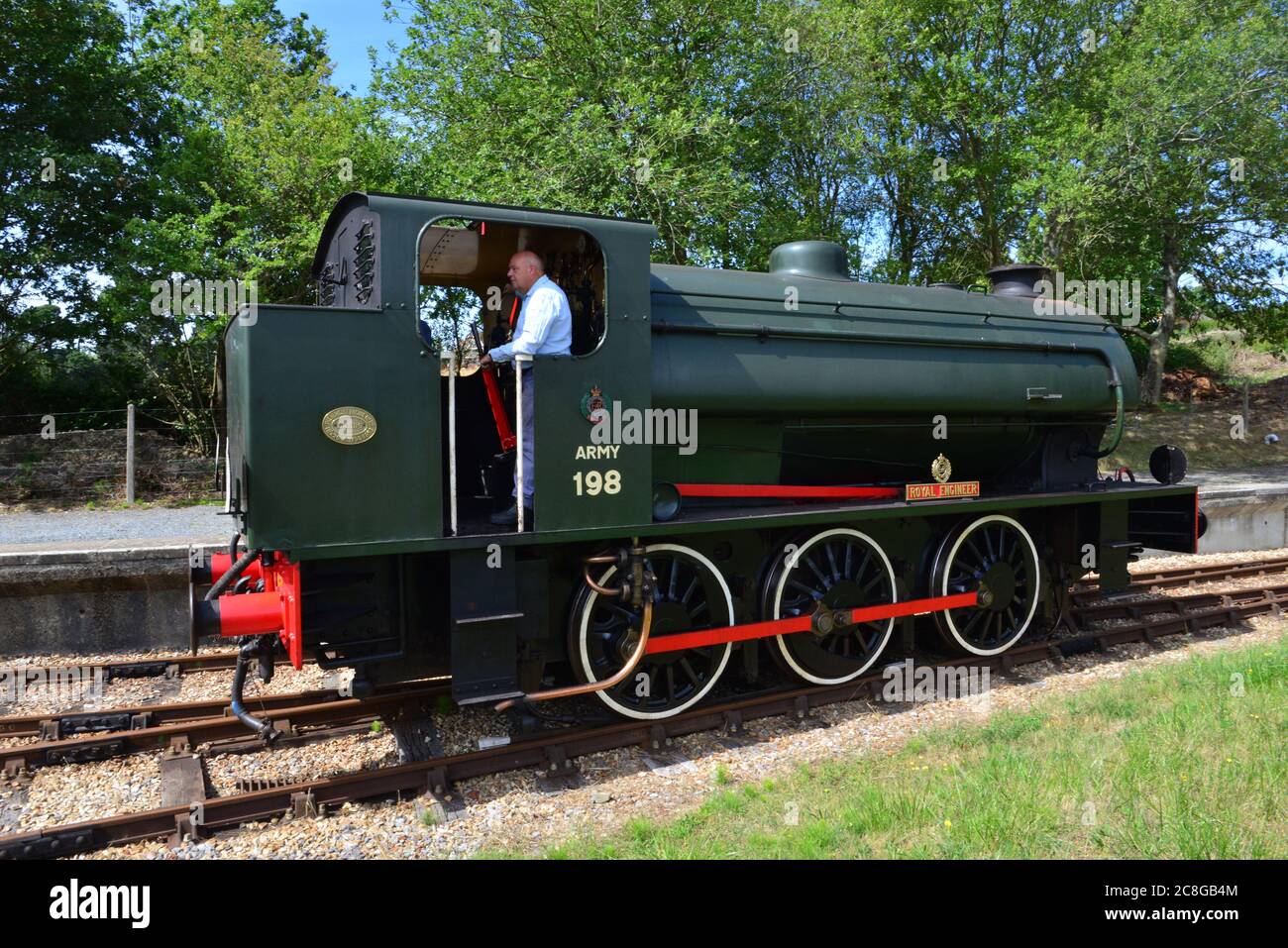 Wootton station on the Isle of Wight Stock Photo - Alamy