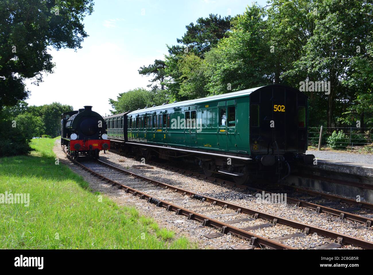 Wootton station on the Isle of Wight Stock Photo - Alamy