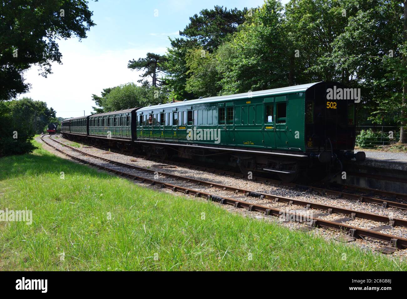 Wootton station on the Isle of Wight Stock Photo - Alamy
