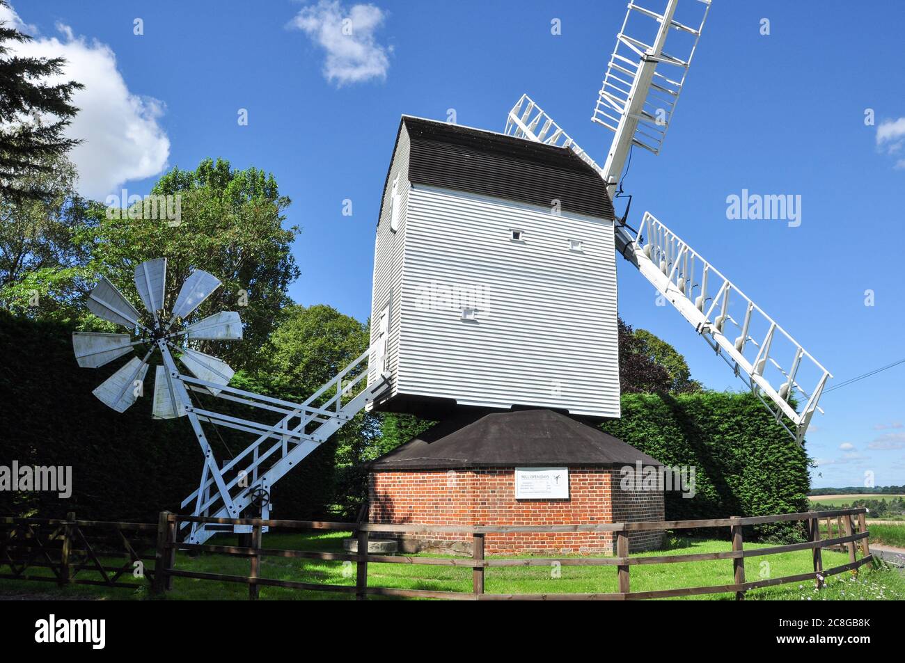Windmill, Cromer, Hertfordshire, England, UK Stock Photo - Alamy