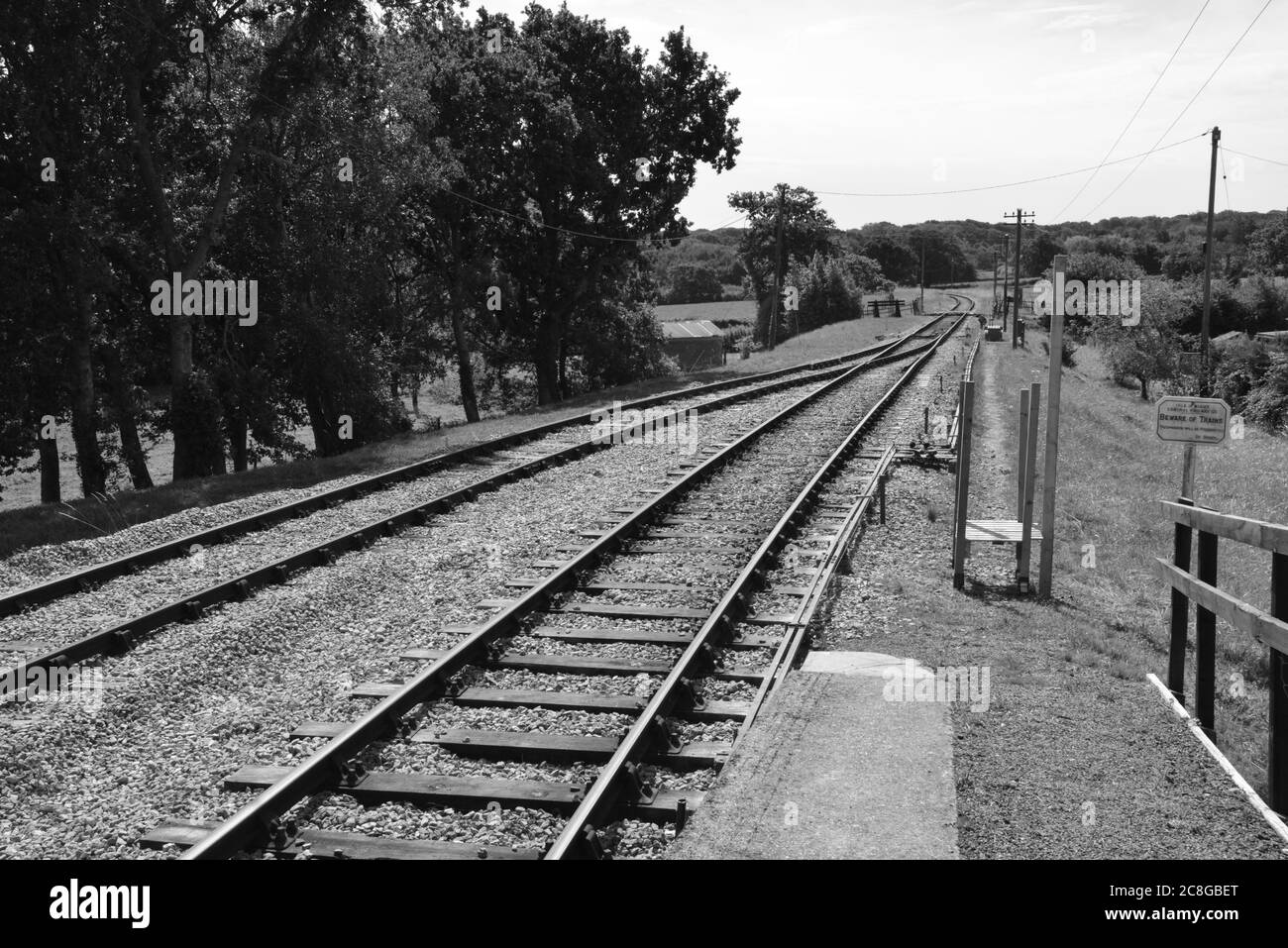 Wootton station on the Isle of Wight Stock Photo - Alamy
