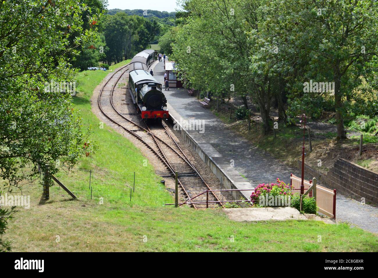 Wootton station on the Isle of Wight Stock Photo - Alamy