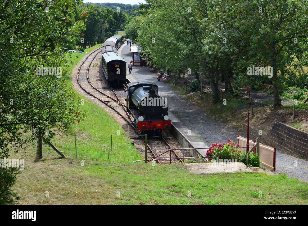 Wootton station on the Isle of Wight Stock Photo - Alamy