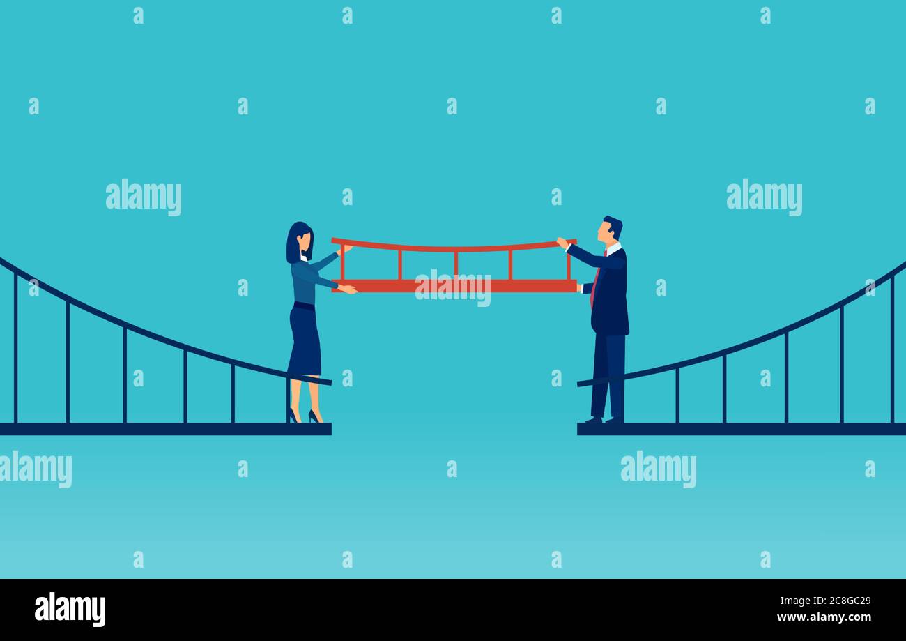 Construction bridge woman Stock Vector Images - Alamy