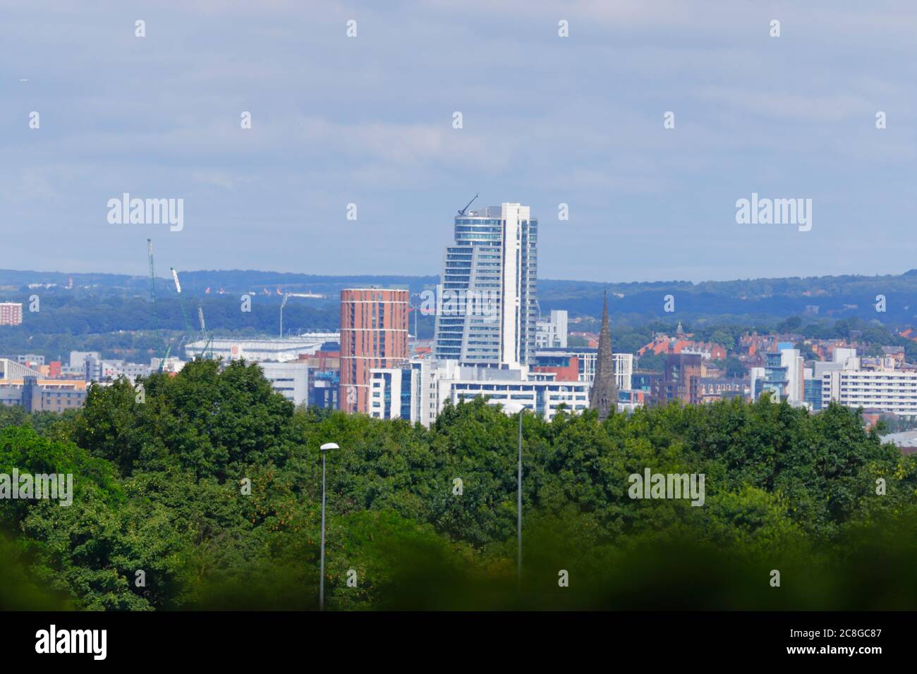 Candle House & Bridgewater Place on Leeds city skyline.Leeds Bradford ...