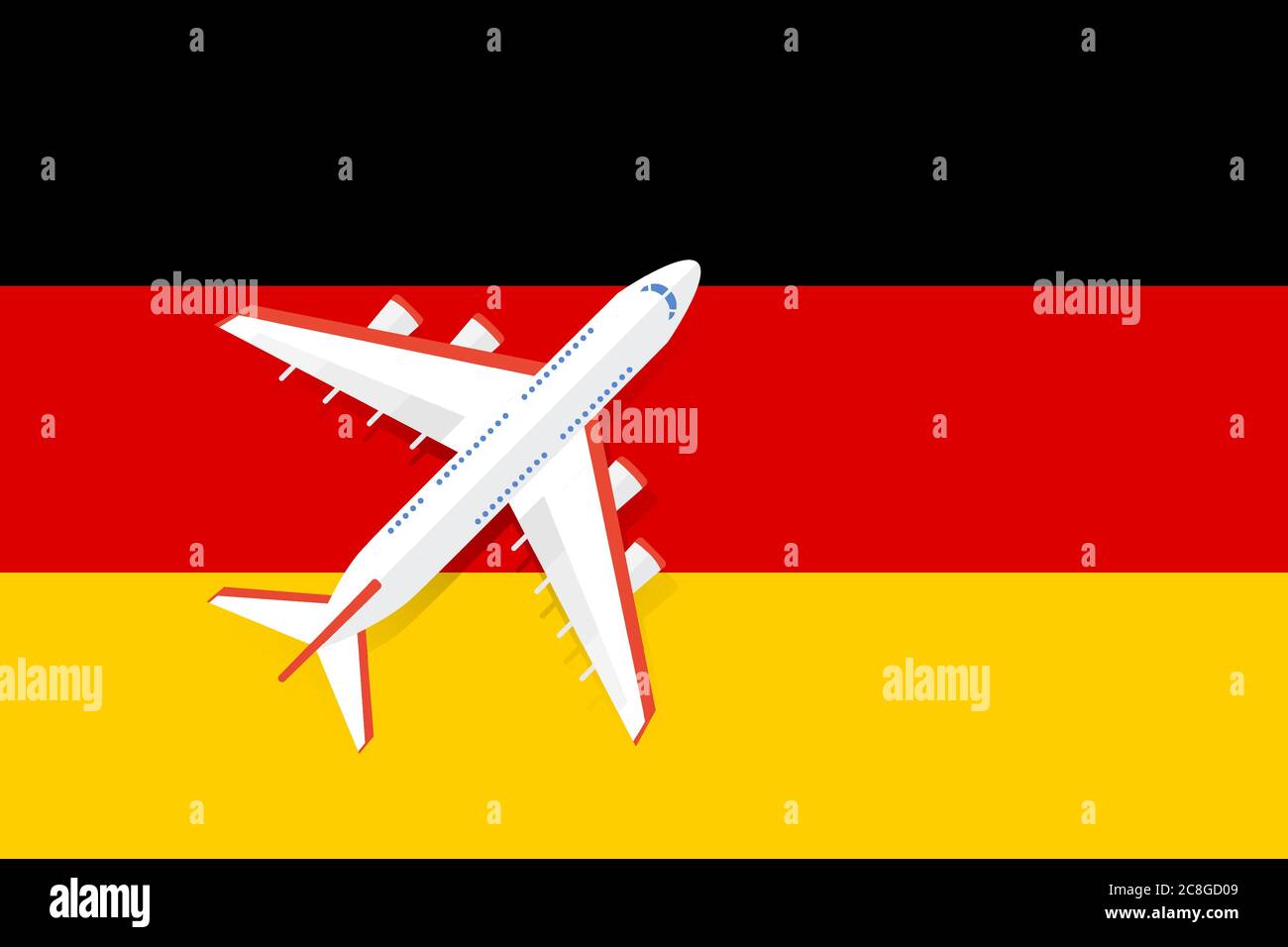 German aeroplane Stock Vector Images - Alamy