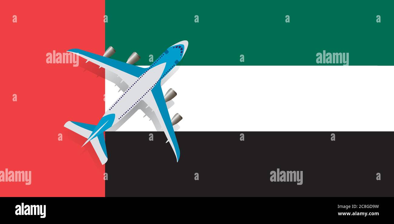 Emirates jet plane Stock Vector Images - Alamy