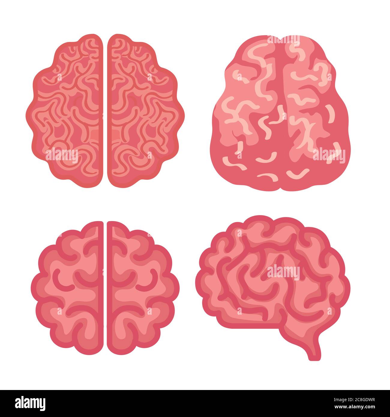 neurology brain healthy icons set Stock Vector Image & Art - Alamy