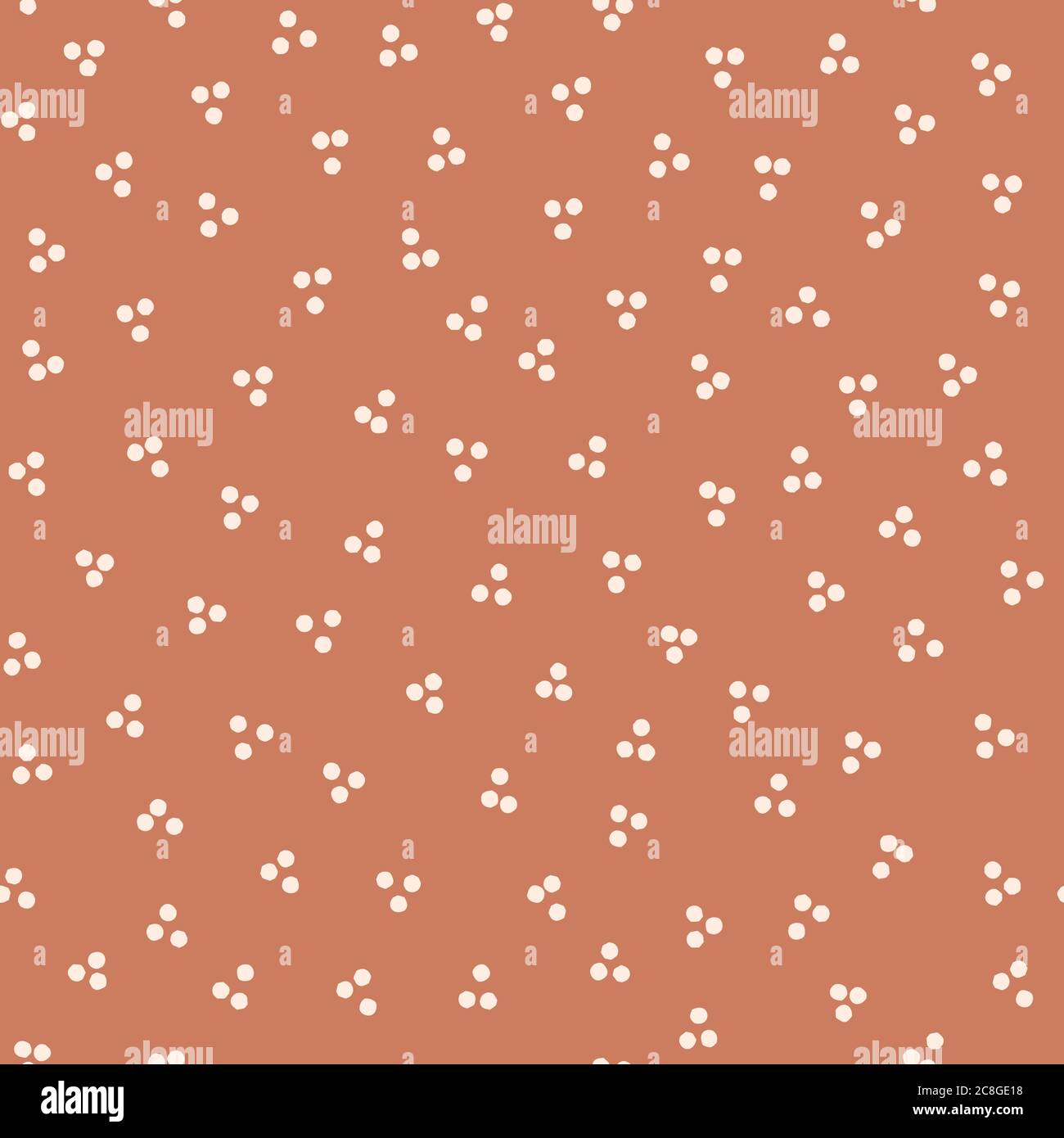 Seamless background dotted gender neutral baby pattern. Simple ...