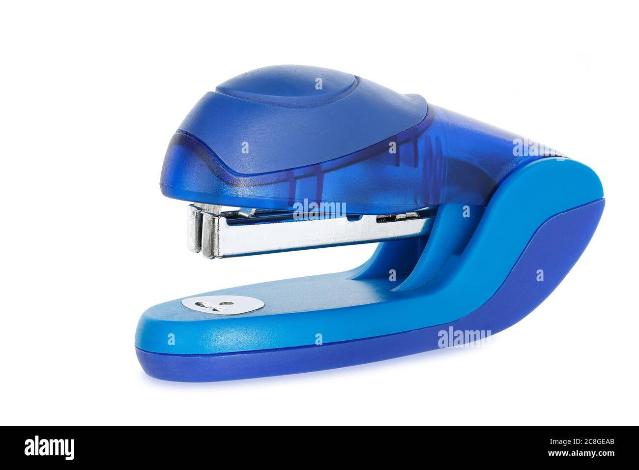blue stapler isolated on white Stock Photo - Alamy