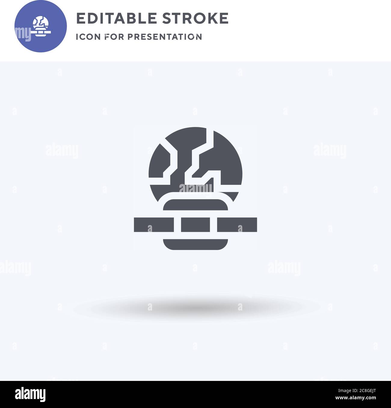 Hyperlink icon vector, filled flat sign, solid pictogram isolated on ...