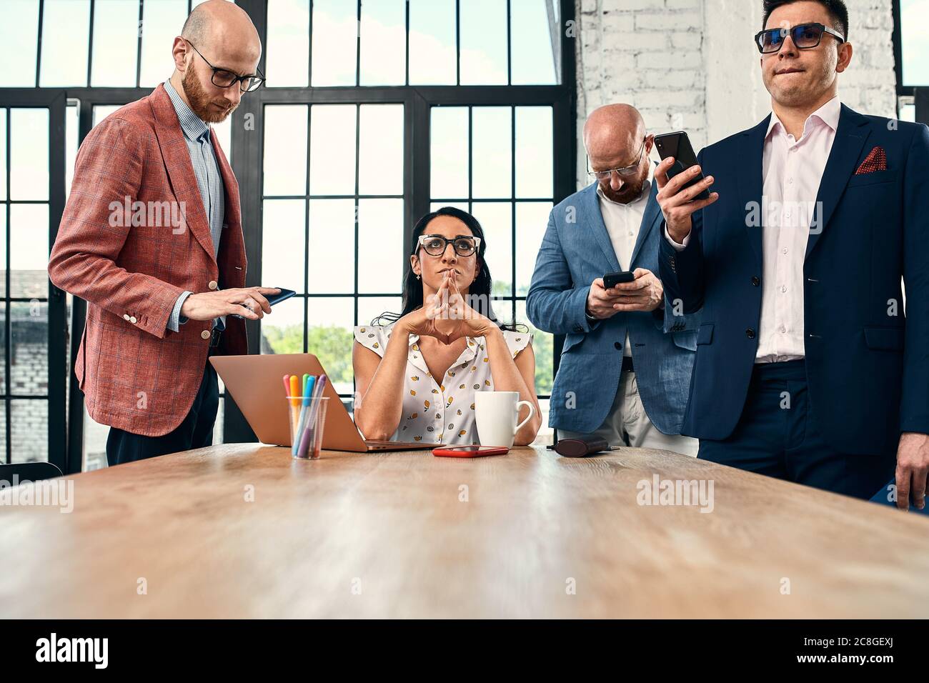 Team Work Problem Cartoon High Resolution Stock Photography and Images ...