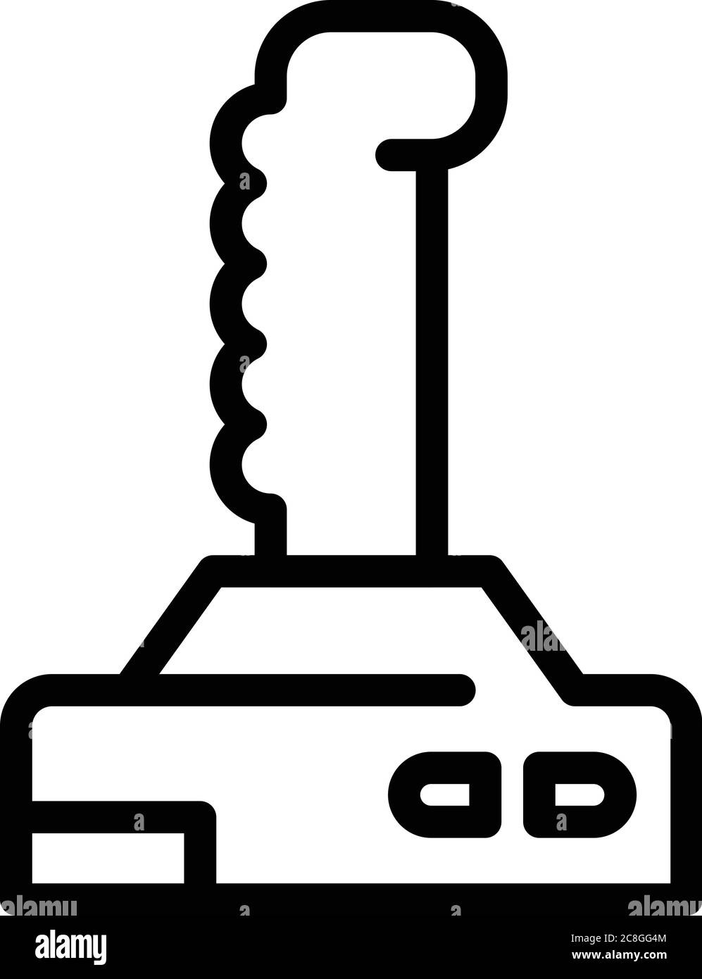 Airplane joystick icon, outline style Stock Vector Image & Art - Alamy