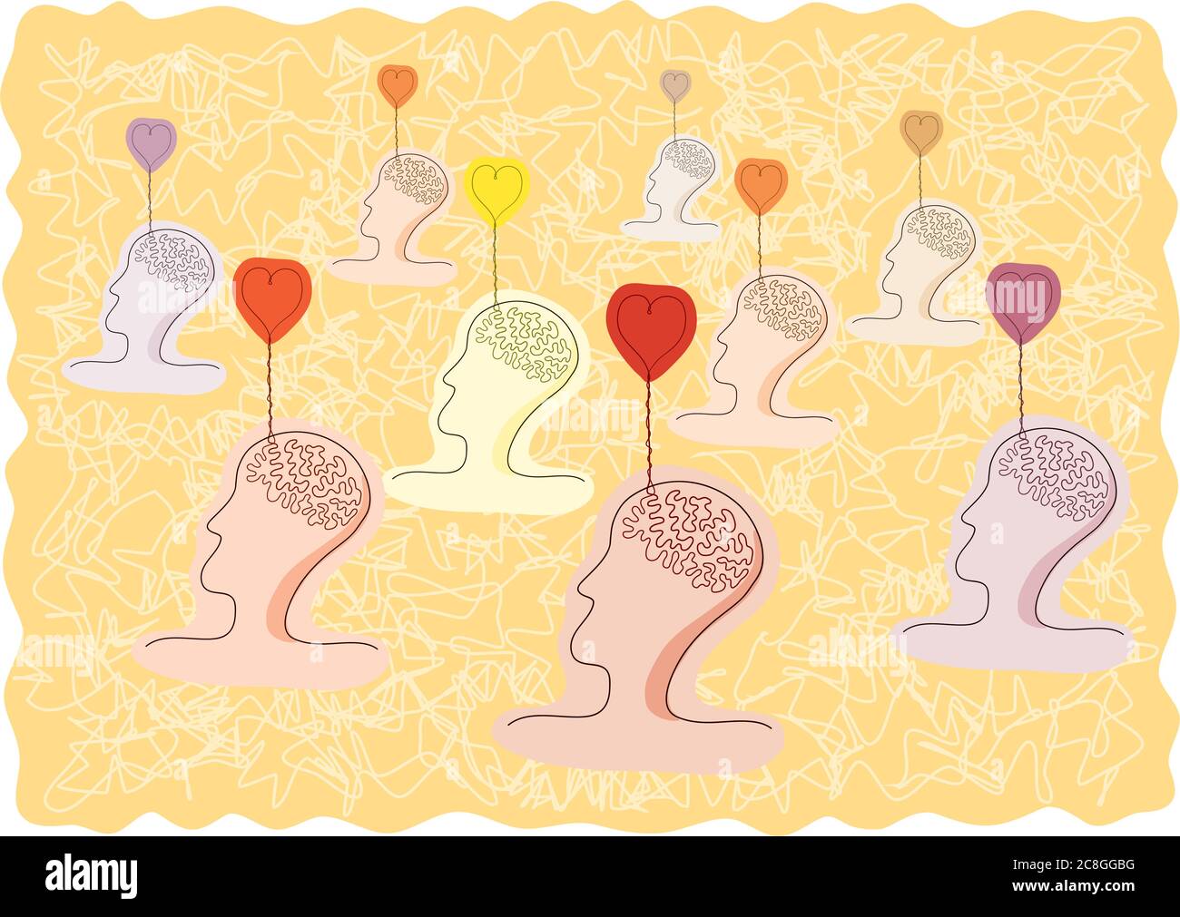Psychology drawing Cut Out Stock Images & Pictures - Alamy