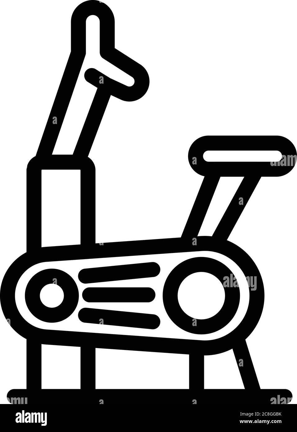 Sport exercise bike icon, outline style Stock Vector Image & Art - Alamy