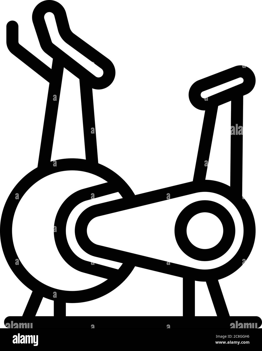 Race exercise bike icon, outline style Stock Vector Image & Art - Alamy