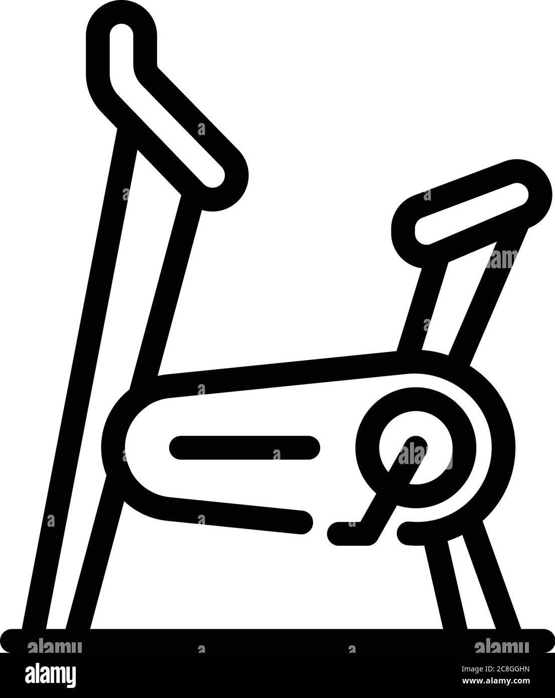 Exercise bike icon, outline style Stock Vector Image & Art - Alamy