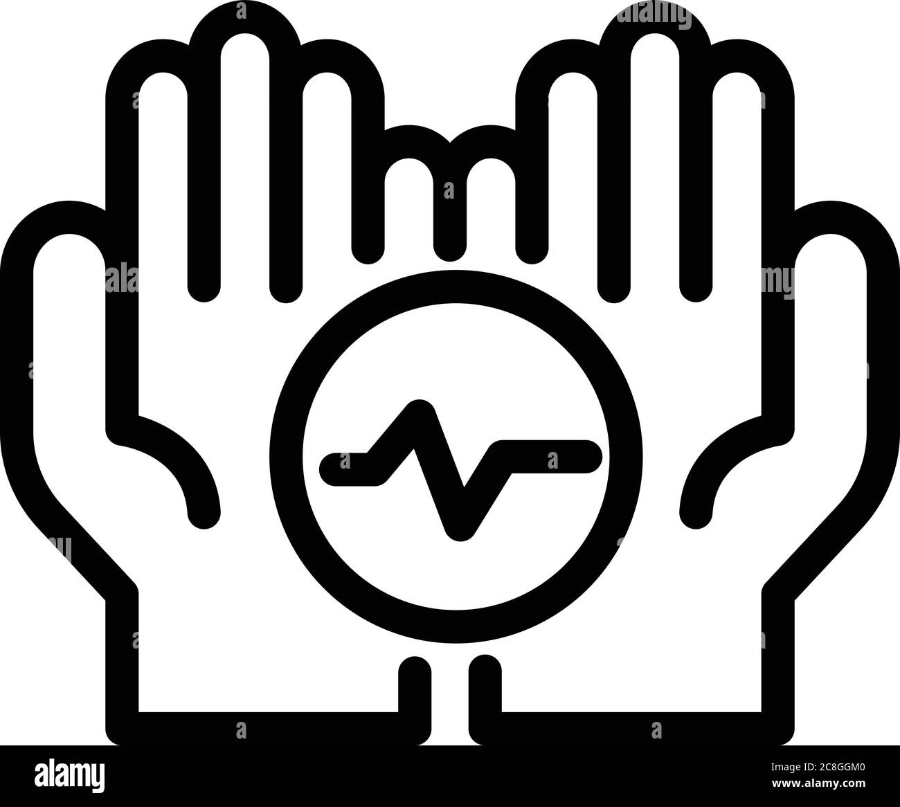 Keep care health icon, outline style Stock Vector Image & Art - Alamy