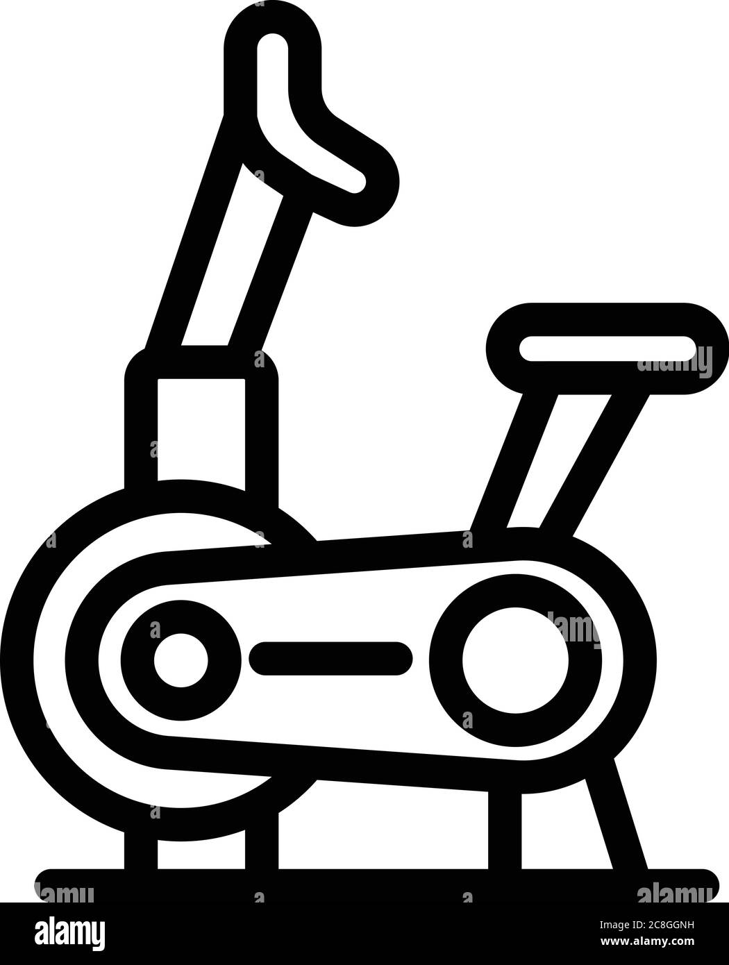 Personal exercise bike icon, outline style Stock Vector Image & Art - Alamy
