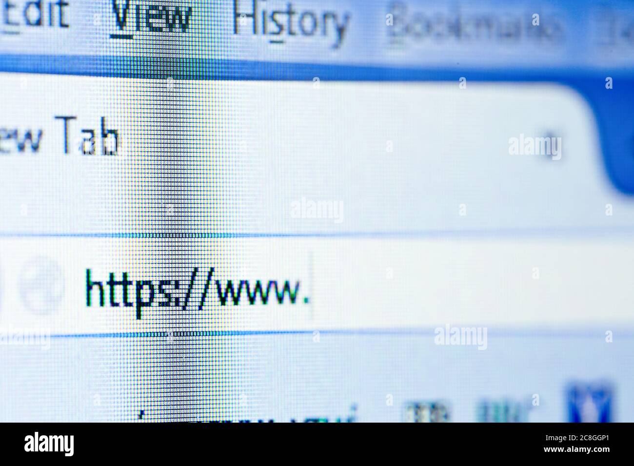 Web browser address bar hi-res stock photography and images - Alamy