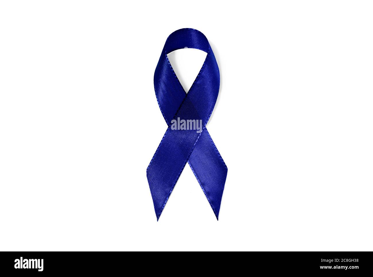 Symbol image awareness ribbon dark blue Cut Out Stock Images & Pictures ...