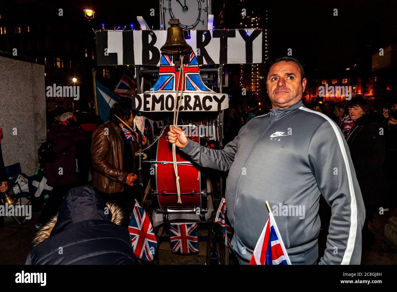 Brexit supporters celebrate Great Britain leaving the European Union in ...
